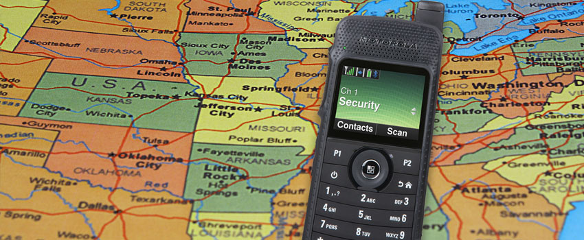 Motorola Two-way Radio Coverage Maps Ray's Radios, Modesto, California.